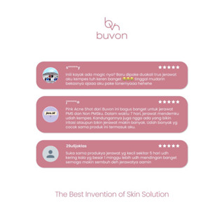 Jual BUVON Pink Acne Shot Obat Totol Jerawat 30ml | Shopee Indonesia