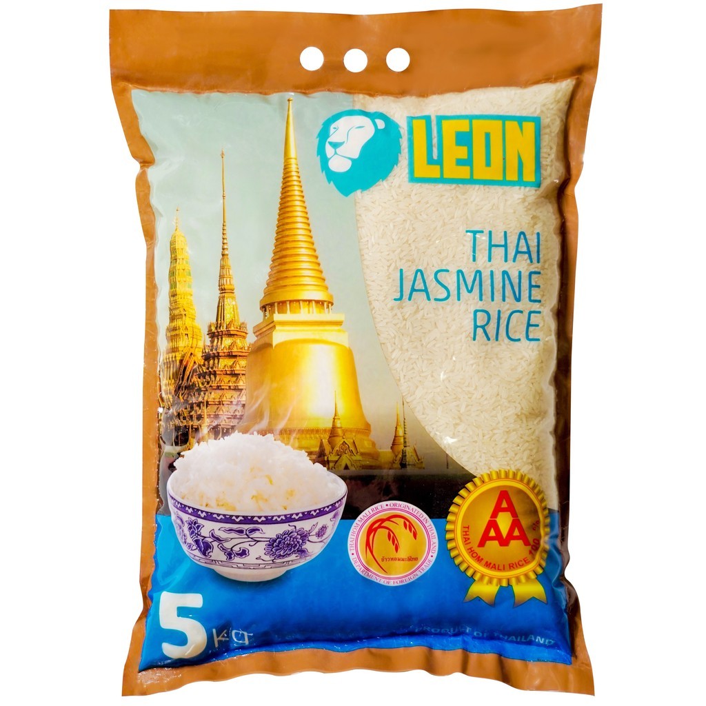 Jual Beras Jasmine 5KG Leon Thai Jasmin | Shopee Indonesia