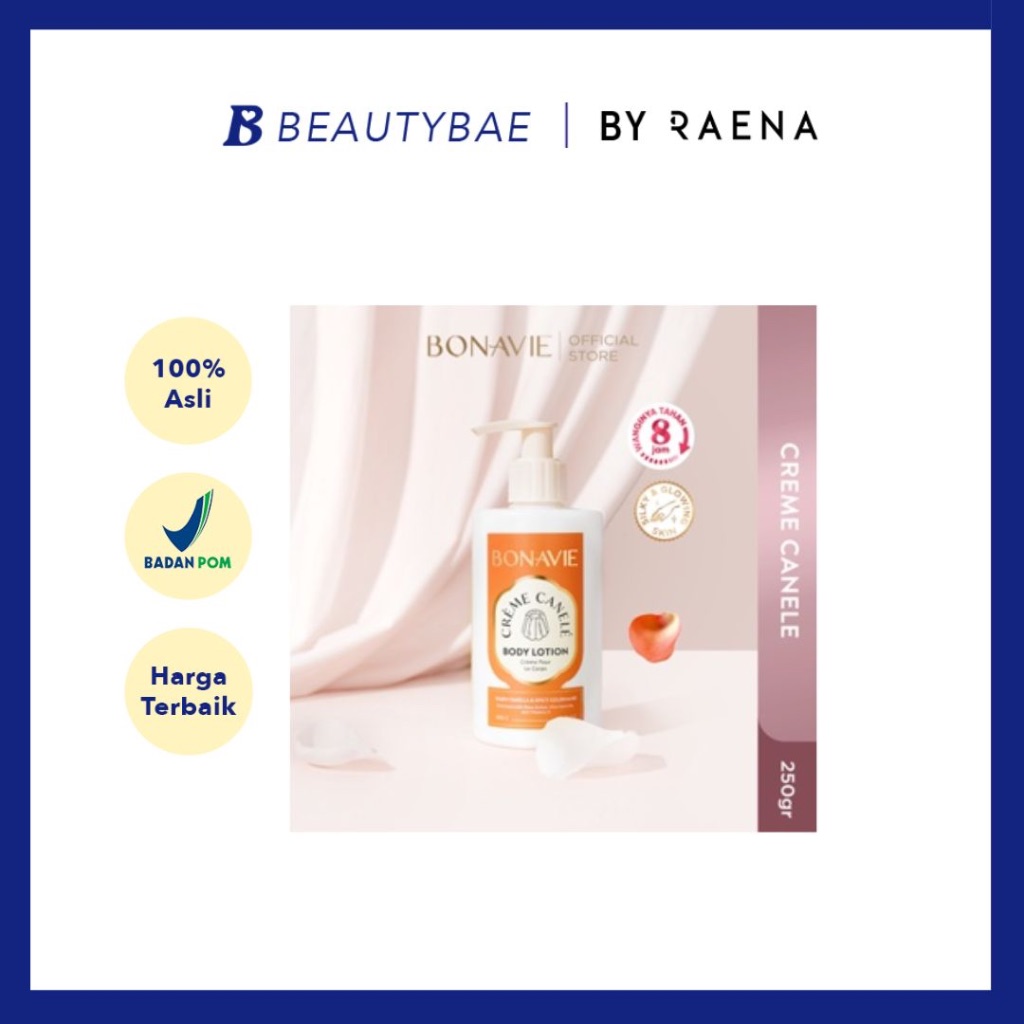 Jual Bonavie Body Lotion Crème Canele | 250g | Shopee Indonesia