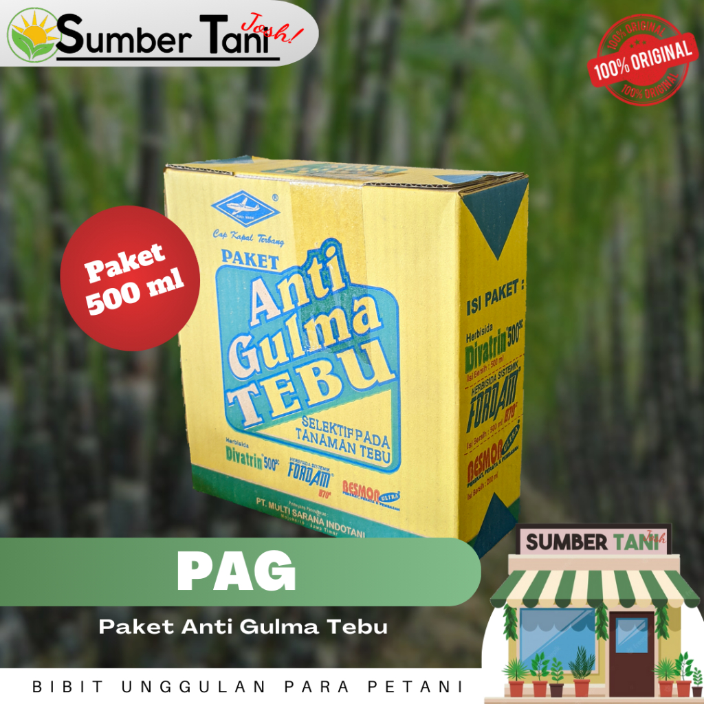 Jual Herbisida Paket Anti Gulma Tebu 500ml Cap Kapal Terbang | Shopee ...