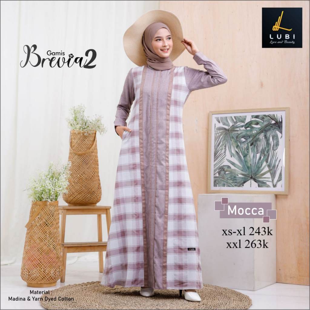 Jual LUBI BREVIA2 GAMIS CANTIK | Shopee Indonesia
