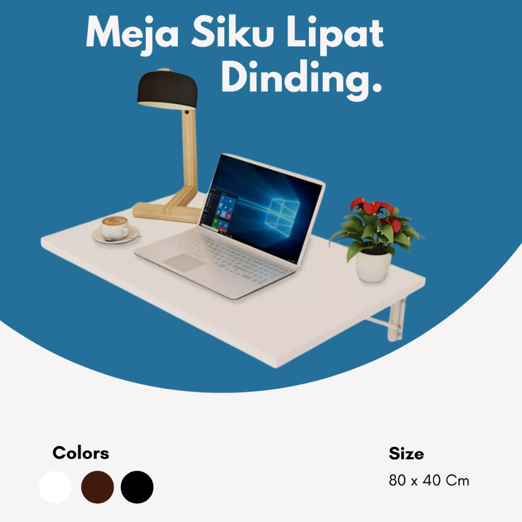 Jual [Grosir] Meja Lipat Dinding 80x40 Cm Rak Ambalan Gantung Tempel ...
