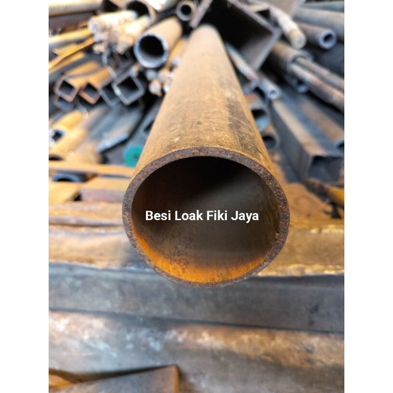 Jual Pipa Besi 2 inch OD 60mm ID 53mm Tebal 3mm Harga per 10cm | Shopee Indonesia