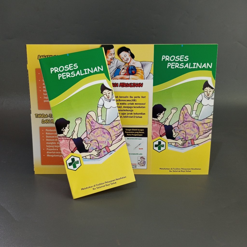 Jual Leaflet / Brosur Persalinan, Brosur Proses Persalinan, Brosur ...