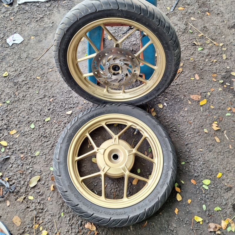 Jual VELG RODA BAN RACING VARIO 150 GOLD SE ORIGINAL | Shopee Indonesia