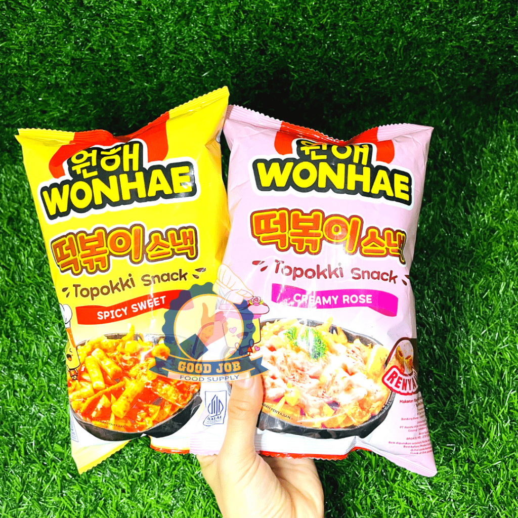 Jual WONHAE Topokki Snack 80 g Halal | Tteokbokki Snack Sweet Spicy ...