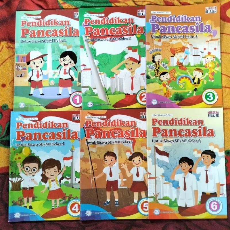 Jual ORIGINAL BUKU PENDIDIKAN PANCASILA KELAS 1 2 3 4 5 6 SD KURIKULUM MERDEKA | Shopee Indonesia
