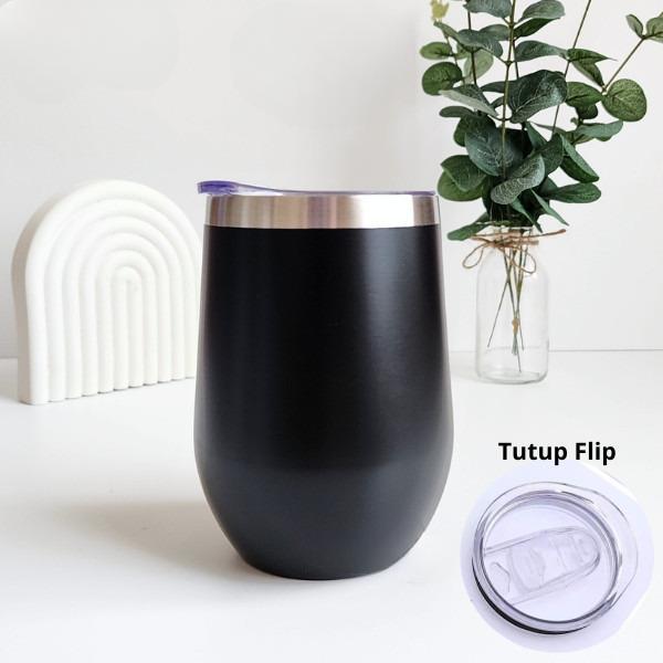 Jual PUTIH Mug Telor 350ml Egg Shaped Tumbler Botol Unik Gelas Cup ...