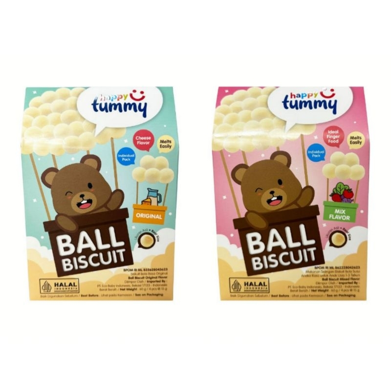 Jual Happy Tummy Ball Biscuit 60 gr | Shopee Indonesia