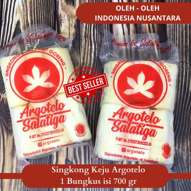 Jual Singkong ARGOTELO Frozen asli Salatiga 700gram, molen tape, getuk ...