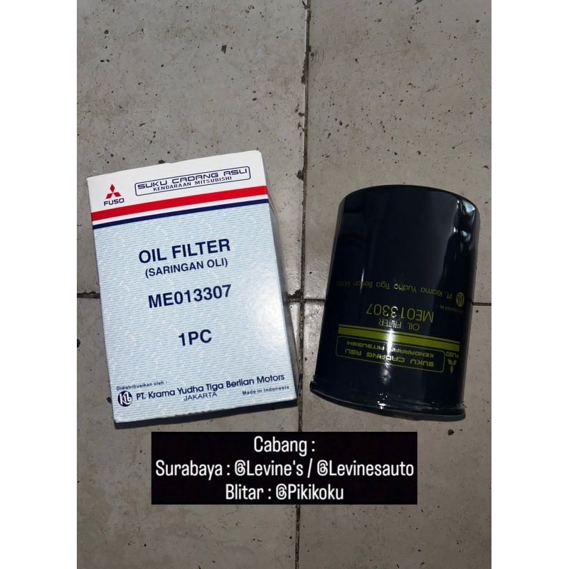 Jual Filter oli canter original ME013307 oil filter canter original ...