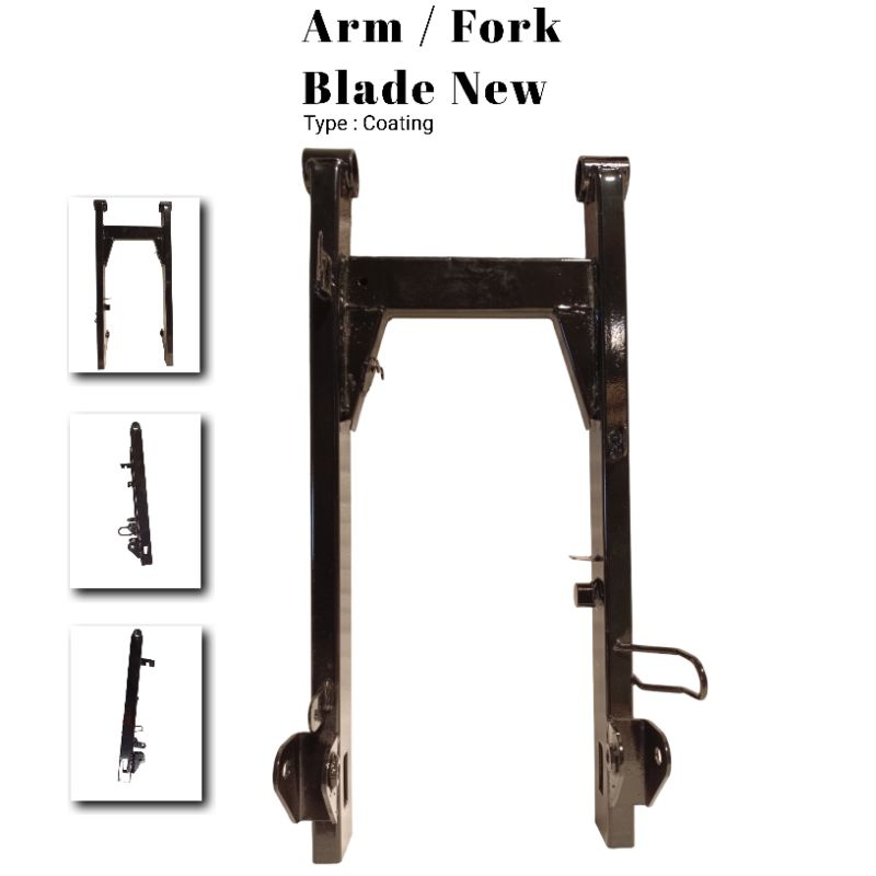 Jual Swing Fork Arm Blade New Hitam tebal Mewah suprax125, helm in, fi ...