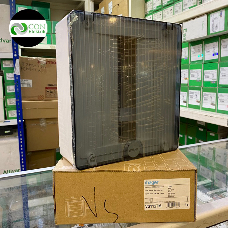 Jual Box Hager 12 Group Outbow VS112TM / Box Mcb 12 Group | Shopee ...