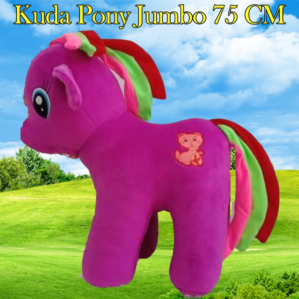 Jual Boneka terbaru kuda pony jumbo ready banya warna cantik | Shopee ...