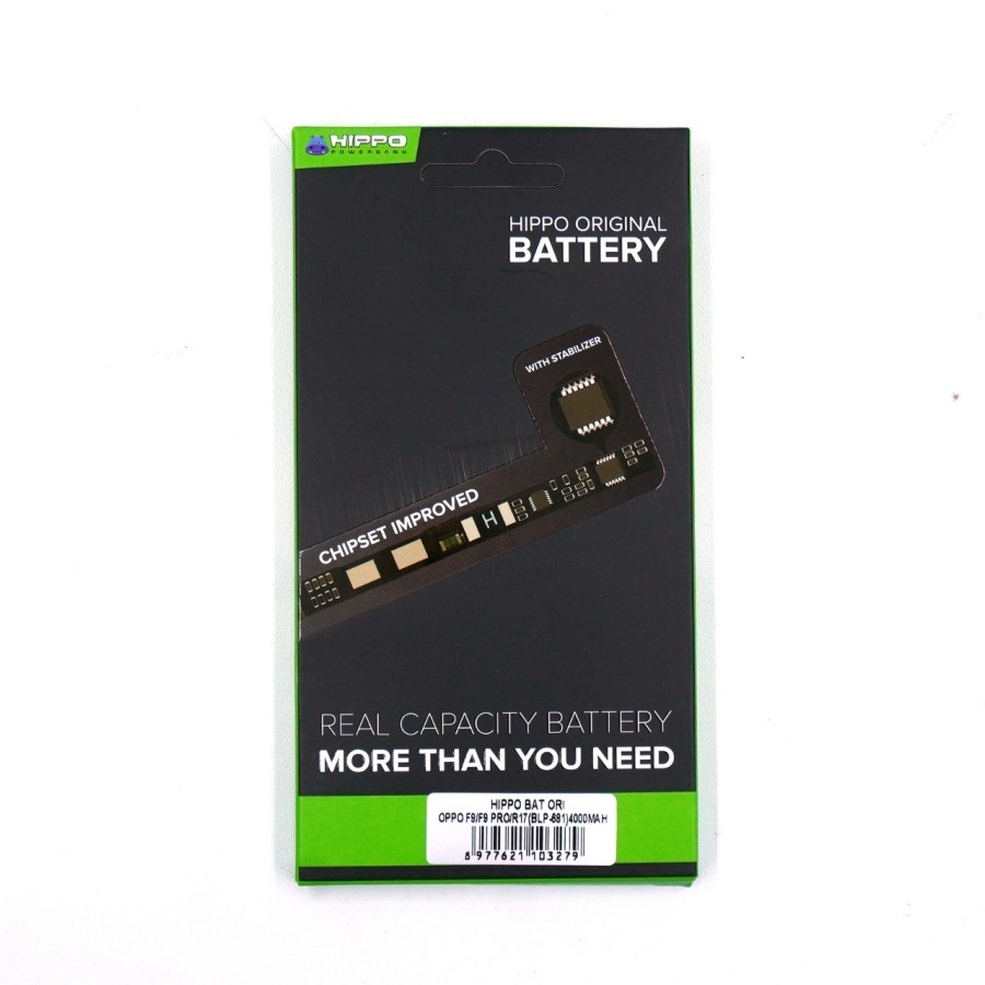 Jual Baterai Hippo Oppo F9 / F9 PRO / R17 BLP-681 3500mAh Garansi Resmi ...