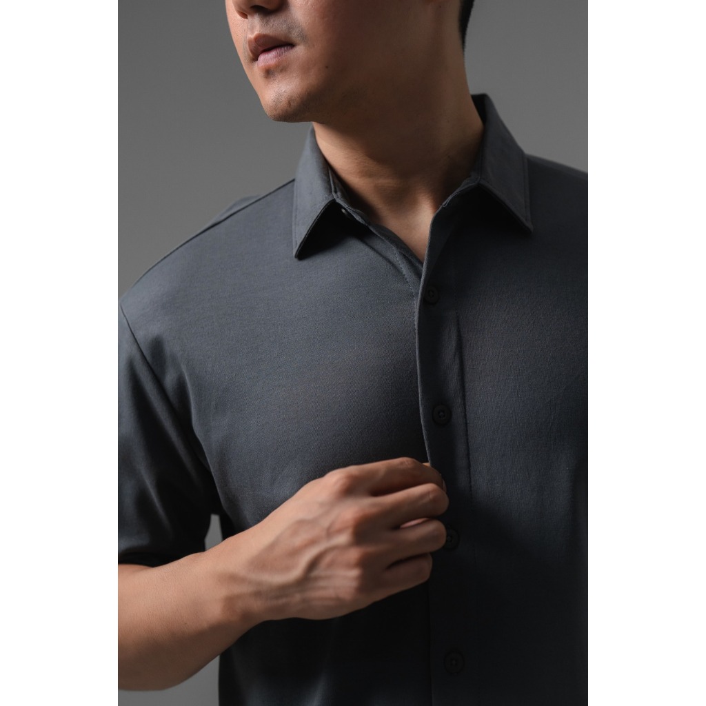 Jual BYBLANK Saga Kemeja Kaos Cotton Air - Kemeja Premium Lengan Pendek Bahan Cotton Air ...