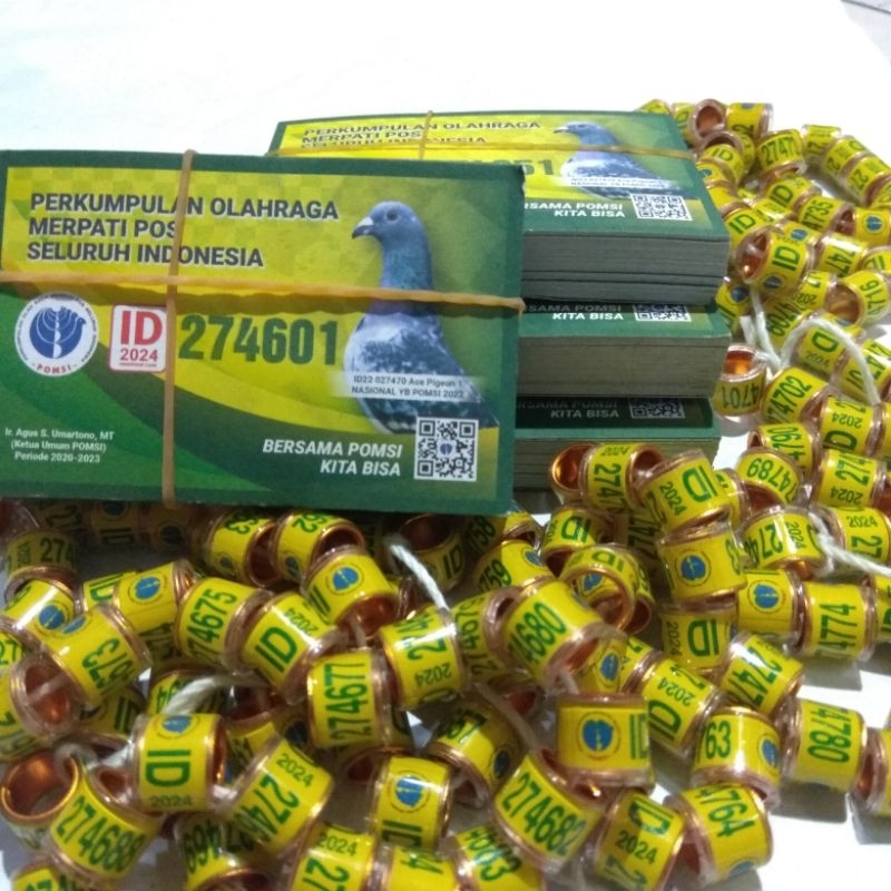 Jual (1pcs) Ring merpati pos POMSI ID 2024 , RingId ori Asli | Shopee ...