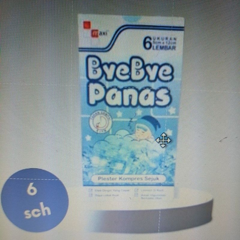 Jual BYE BYE PANAS PLESTER KOMPRES PARACETAMOL PANAS / DEMAM ISI 6 | Shopee Indonesia