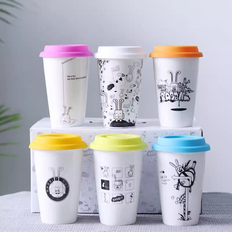 Jual Tumblr cup keramik di lengkapi dengan tutup tumblr cup dari bahan ...
