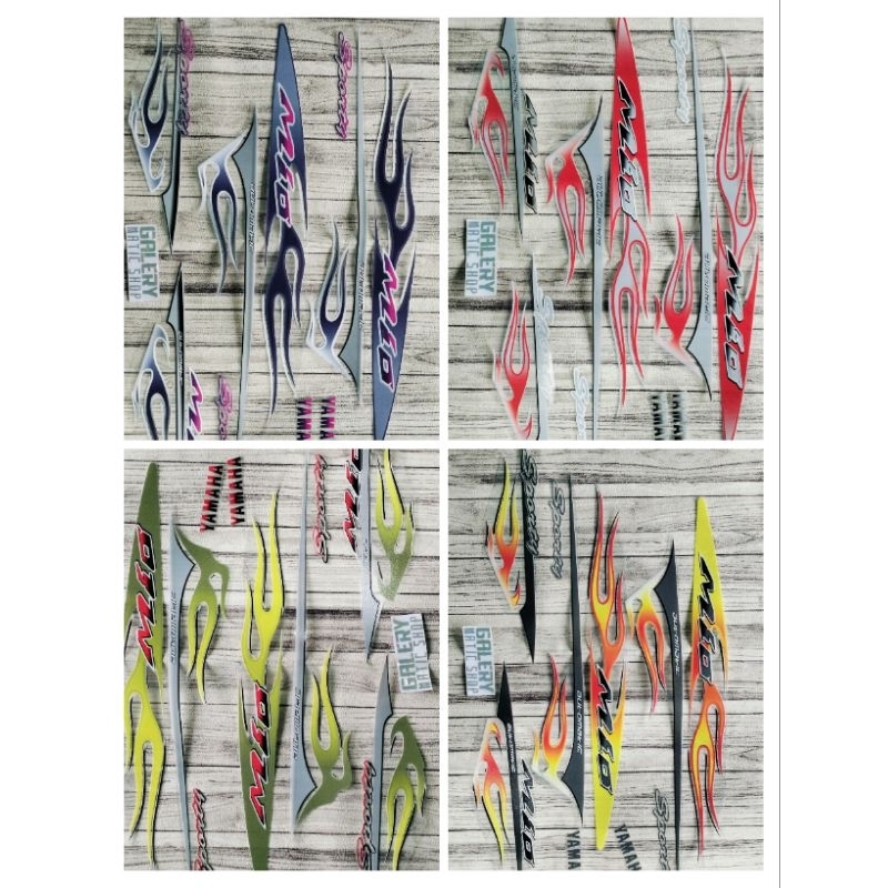 Jual STRIPING TRANSPARAN MOTIF API MIO SPORTY//MIO SMILE | Shopee Indonesia