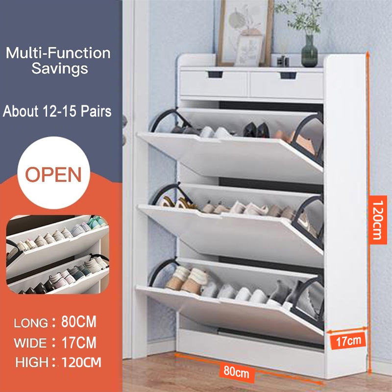 Jual Lemari Sepatu Shoe Cabinet Rack Multilayer Rak Sepatu tertutup ...