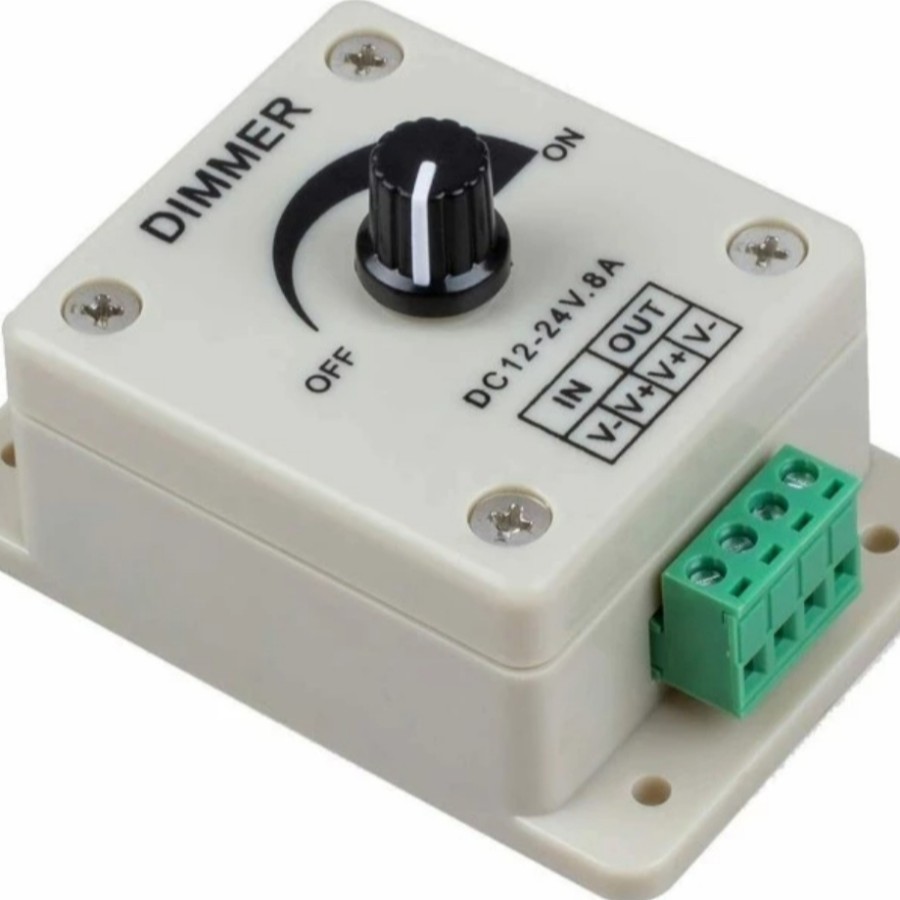 Jual DImmer Led DC 12V -24V 8A Peredup Lampu Led Dimer 12V - 24V 8 ...