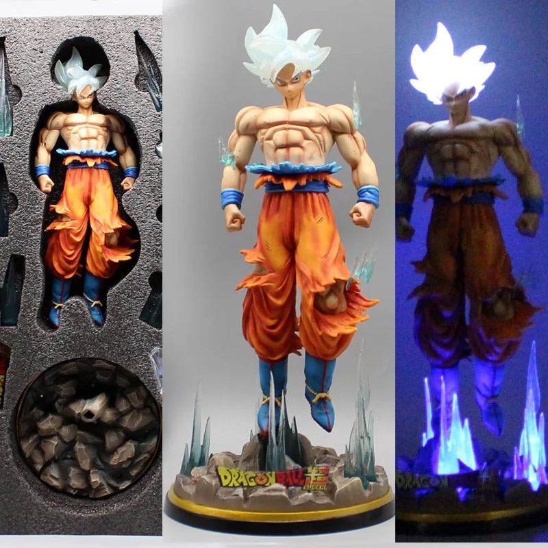 Jual Statue Dragon Ball Goku Ultra Instinct UI HLS design with LED ...