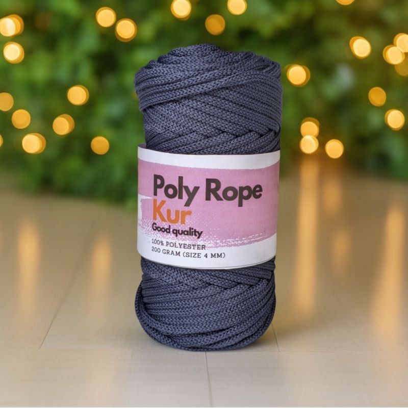 Jual BENANG RAJUT POLY ROPE / TALI KUR 4 MM 200 gram | Shopee Indonesia