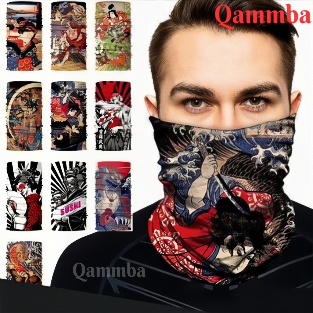 Jual Buff Bandana Seamless Multifungsi Keren Mix Motif, Army, Hitam ...