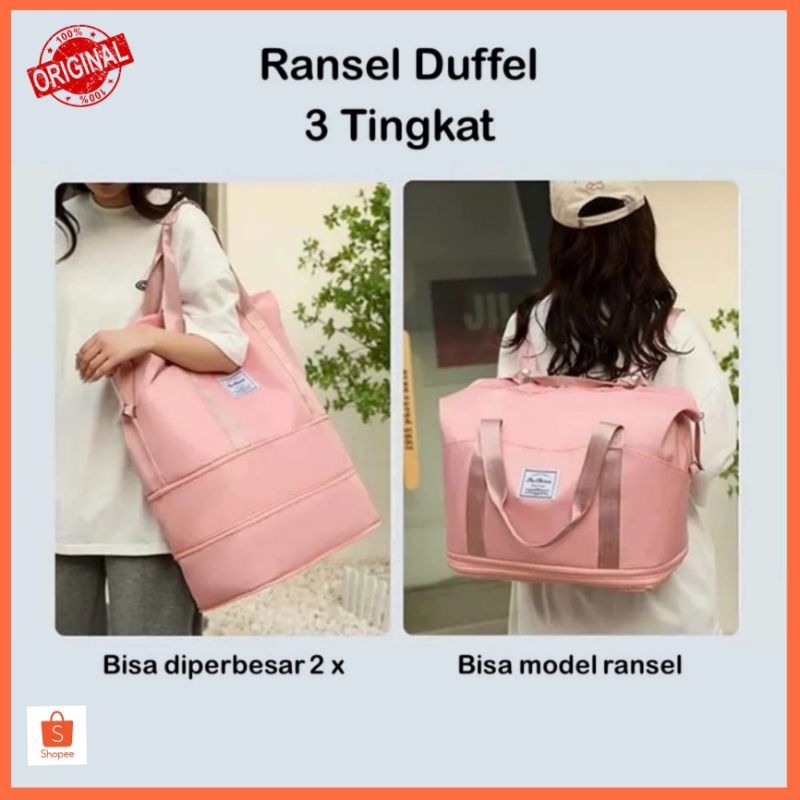 Jual [COD]Tas Travel Jumbo 3 Tingkat | Tas Sipouly | Tas Travel Ransel ...