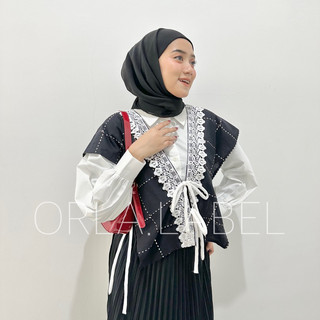 Jual (READYSTOCK) Tania vest / vest batik modern /baju kantor / vest ...