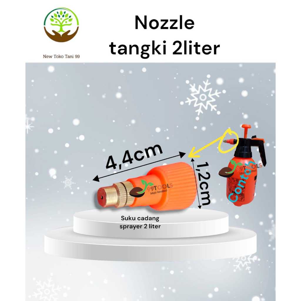 Jual Nosel 2 liter NOZZLE penggantian untuk hand sprayer 2 liter ujung ...