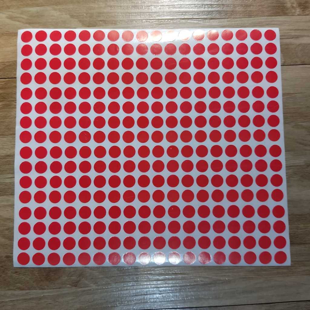 Jual STIKER BULAT WARNA - COLOR DOT STICKERS | Shopee Indonesia