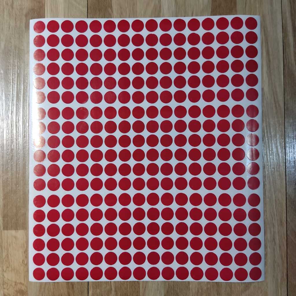 Jual STIKER BULAT WARNA - COLOR DOT STICKERS | Shopee Indonesia