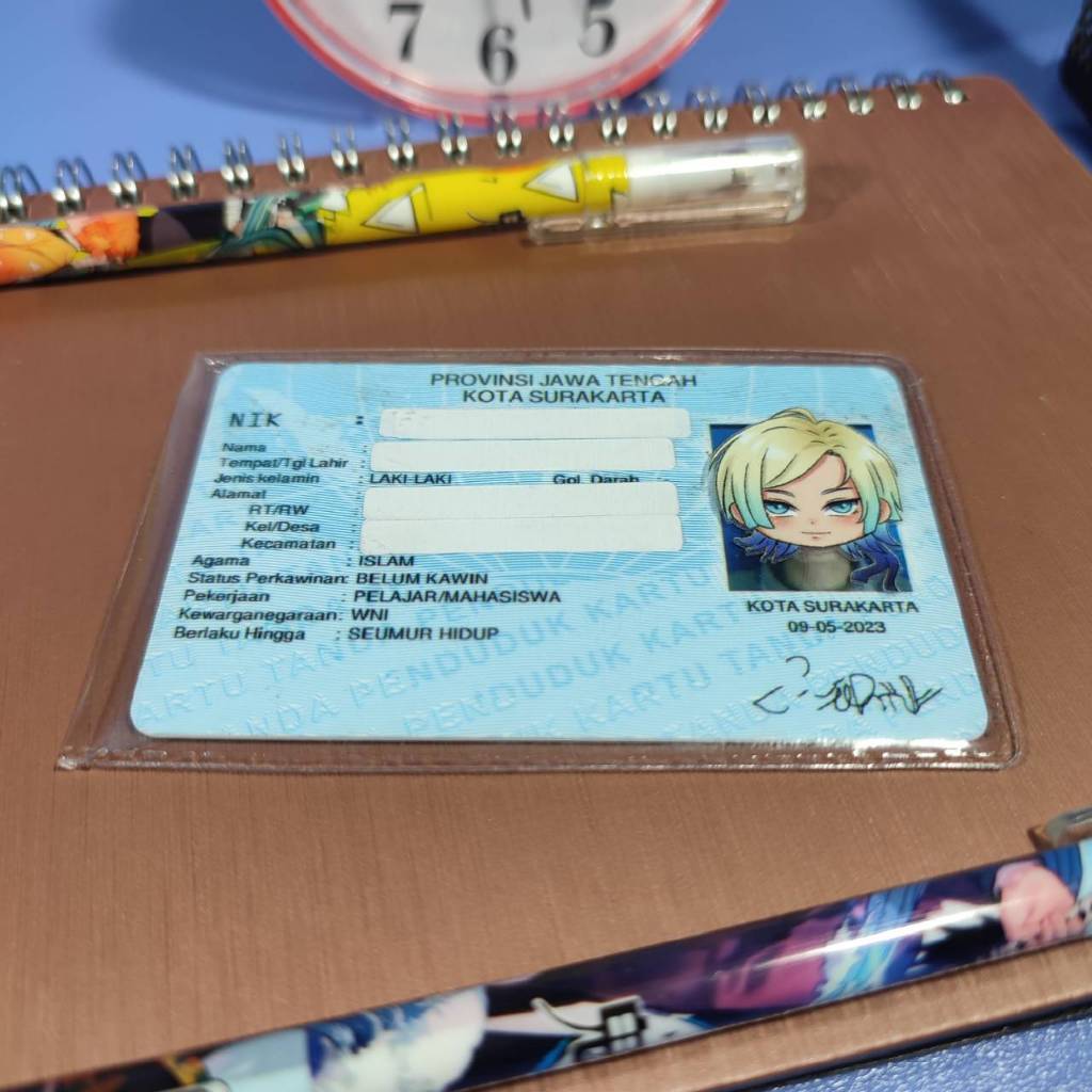 Jual Sampul Pelindung Anti Gores KTP / SIM Anime Blue Lock - Cover KTP ...