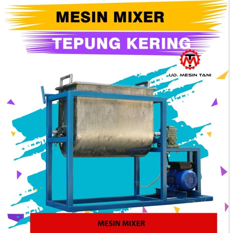Jual Mesin mixer pengaduk TEPUNG KERING / BUBUK POWDER KAPASITAS 40 KG ...