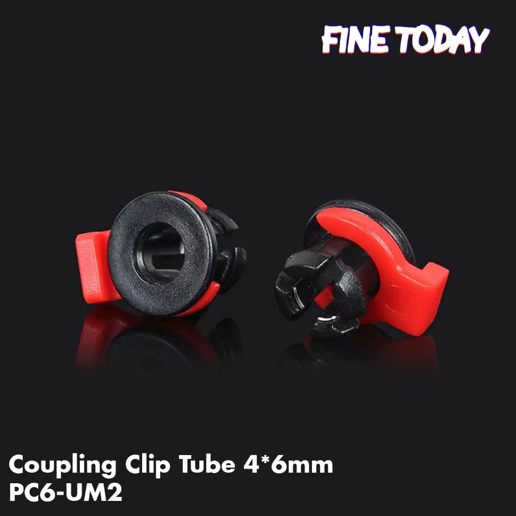 Jual PC6-UM2 Ultimaker Bowden Tube Coupling Clip Set Fixed 6mm Fitting ...
