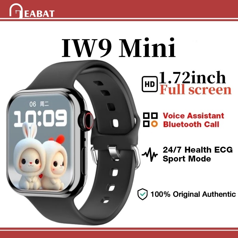Jual Ori IW9 Mini Dynamic Island 1.72 inch Screen Series 9 Mini Smart ...