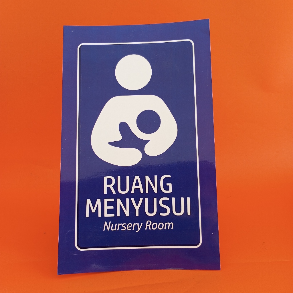 Jual Stiker Nama Ruang Menyusui/ Papan Nama Ruang | Shopee Indonesia