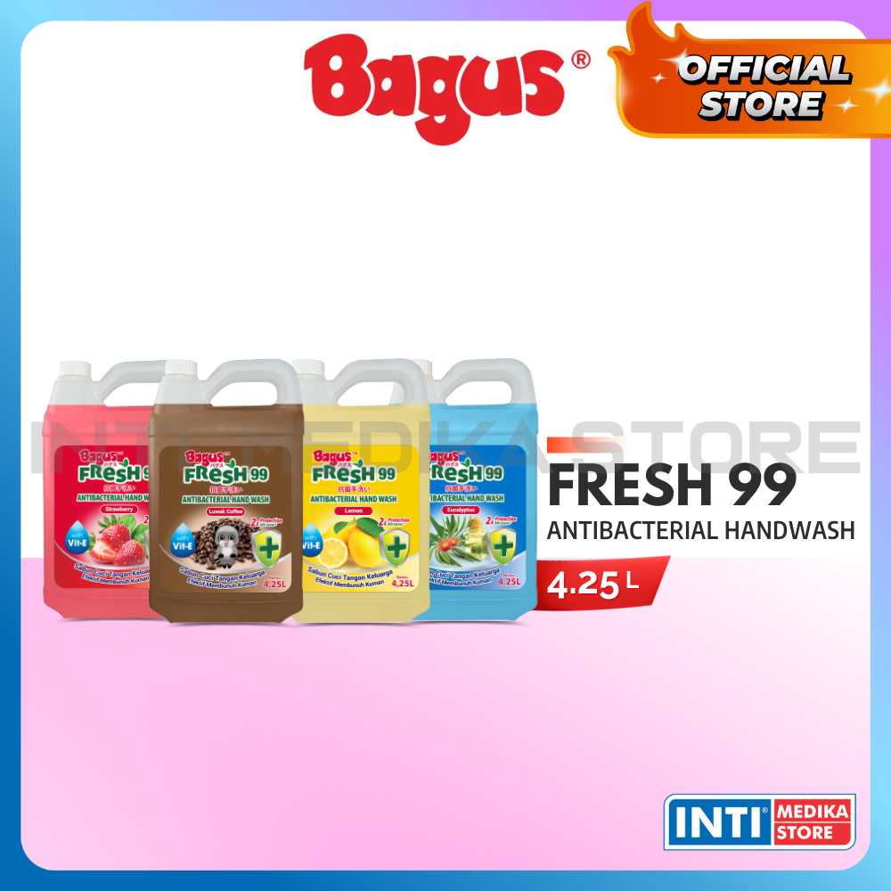 Jual BAGUS - Sabun Cuci Tangan FRESH 99 4.25L Cair | Antibacterial ...