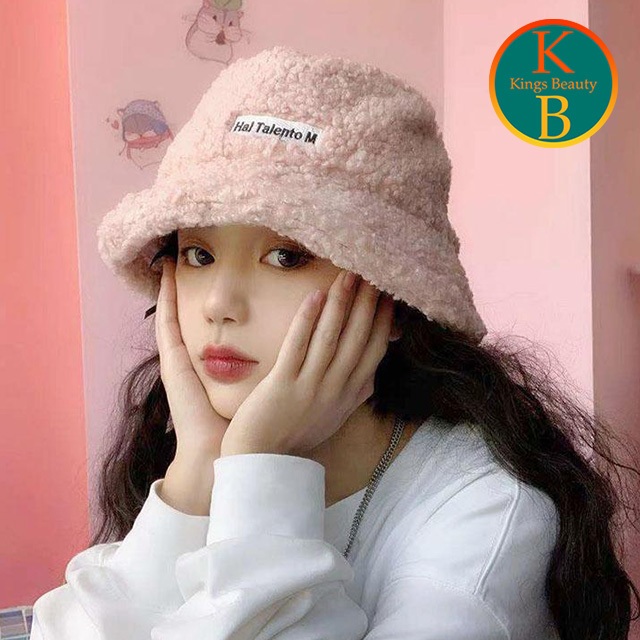 Jual Topi Bucket Bulu Domba / Topi Korea / Topi Bucket Wol / Bucket ...