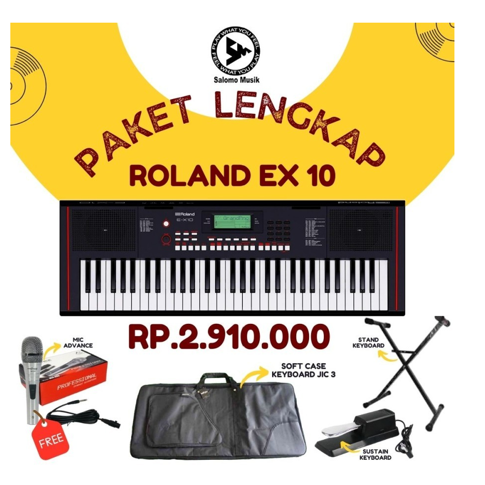 Jual Roland EX10 EX 10 EX-10 Arranger Portable Keyboard Original | Shopee Indonesia