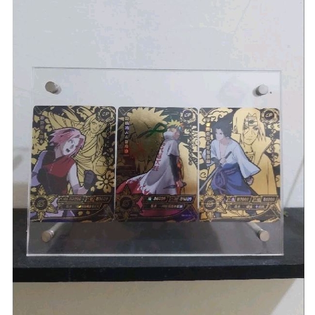 Jual Naruto CCG TCG Kayou 1 set Naruto Sasuke Sakura CP Bonus AKRILIK ...