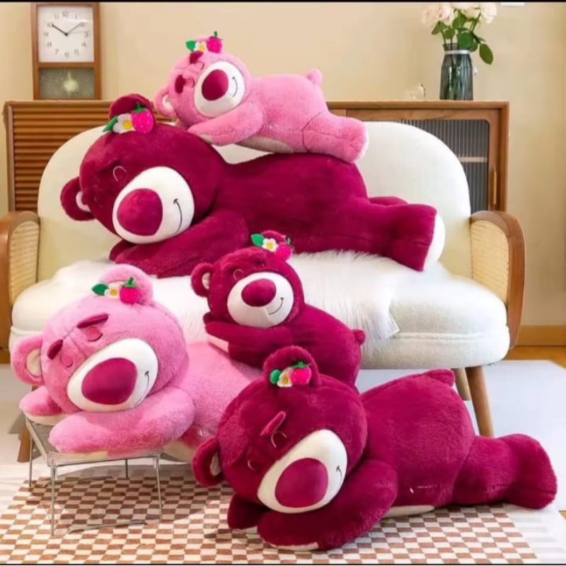 Jual Boneka Lotso Tengkurep 35cm Viral Sweet Toy Story Lotso Collectian ...