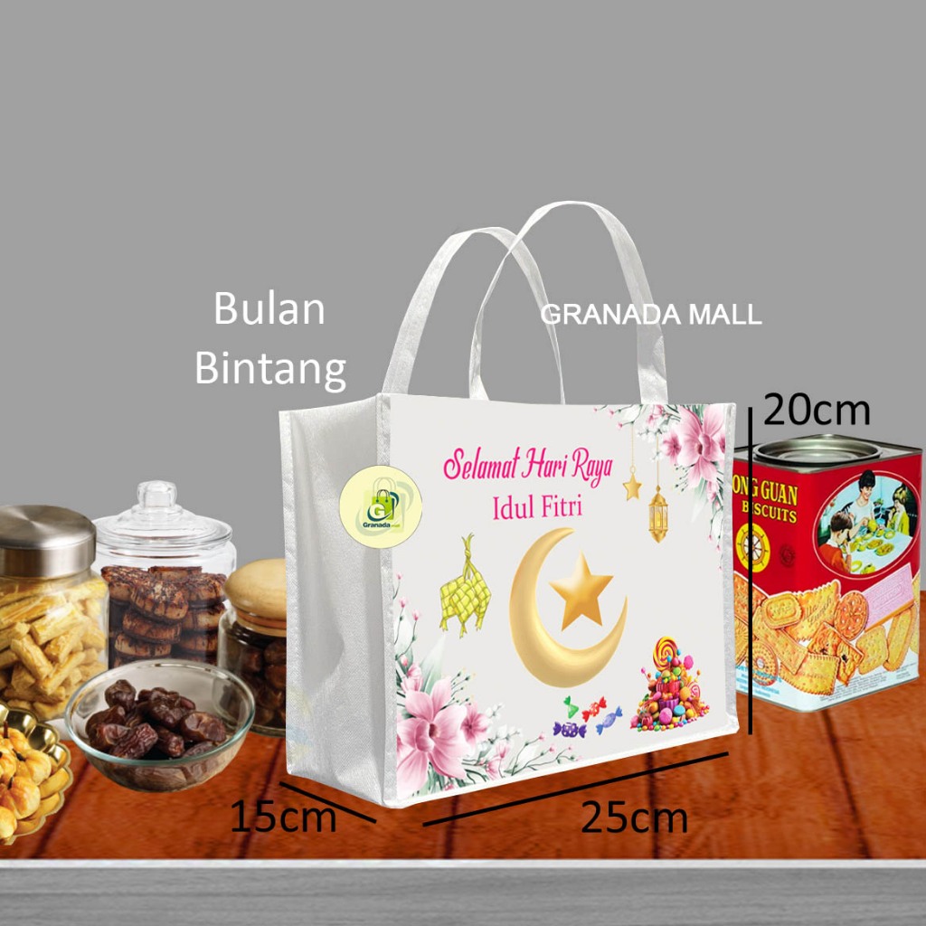 Jual TAS HAMPERS LEBARAN PARCEL HARI RAYA IDUL FITRI PUTIH 2024 BAHAN ...