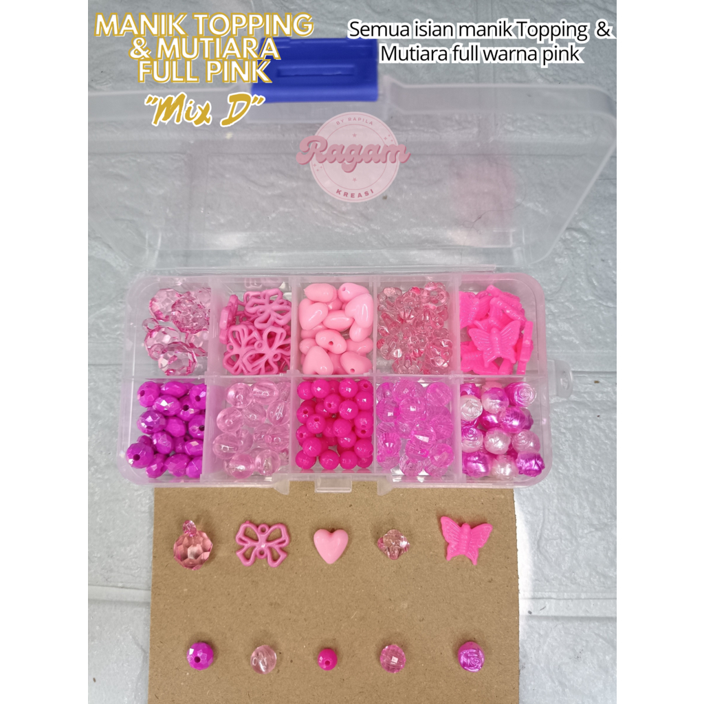 Jual PAKET DIY SET MERONCE MANIK PREMIUM / MANIK MANIK CAMPUR / MANIK ...