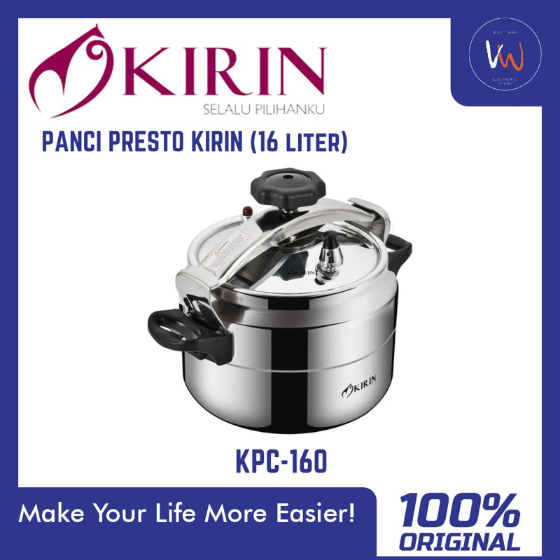 Jual Panci Presto Kirin KPC-160 / Presto Kirin 16 liter | Shopee Indonesia