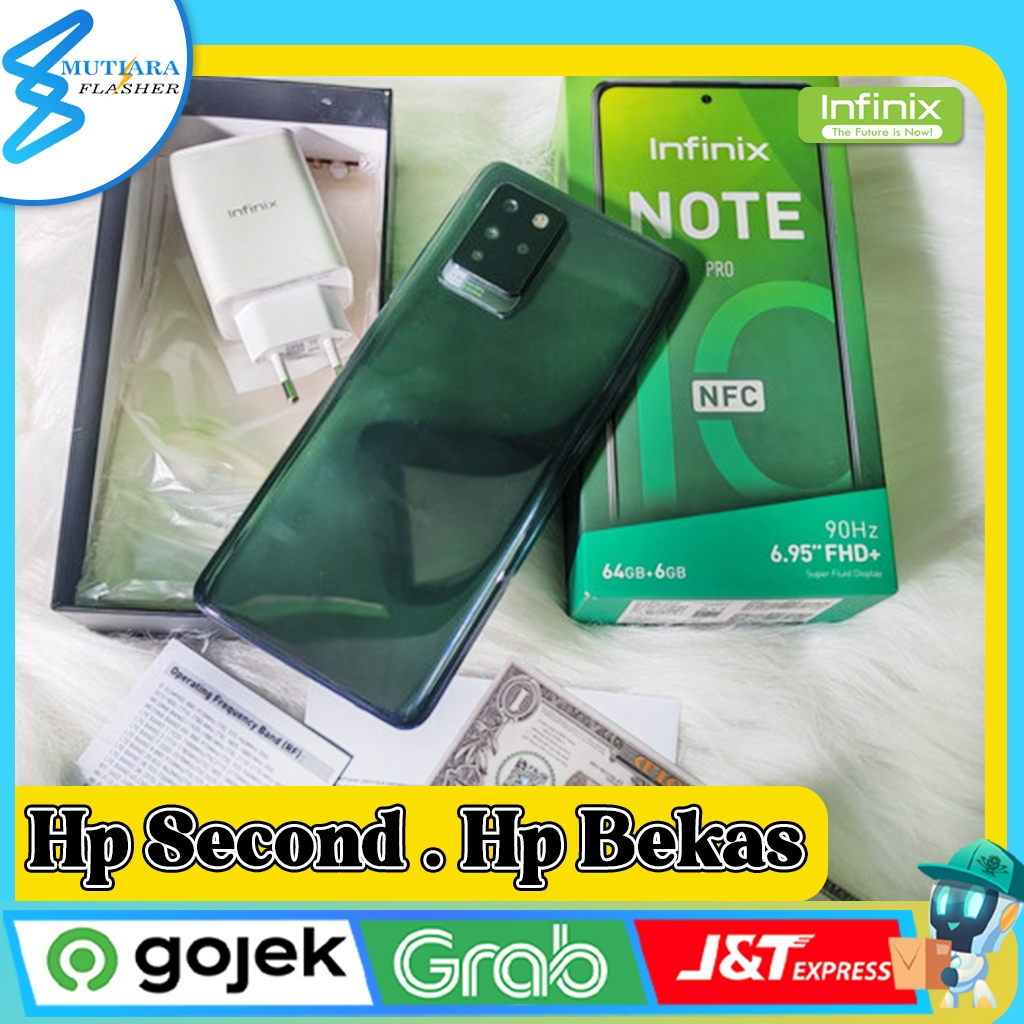 Jual Infinix Note 10 Pro Ram 6/64GB | Ram 8/128GB Second Original ...