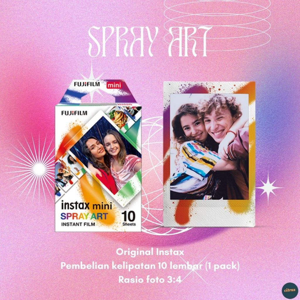 Jual JASA CETAK INSTAX MINI ORIGINAL FUJIFILM - SPRAY ART | Shopee Indonesia