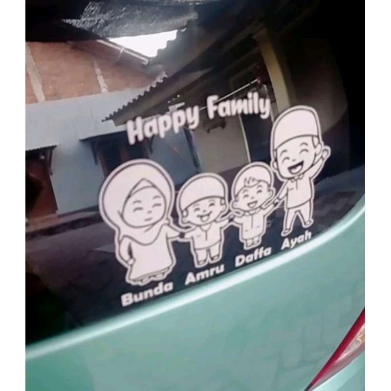 Jual stiker happy family Update personil | Shopee Indonesia